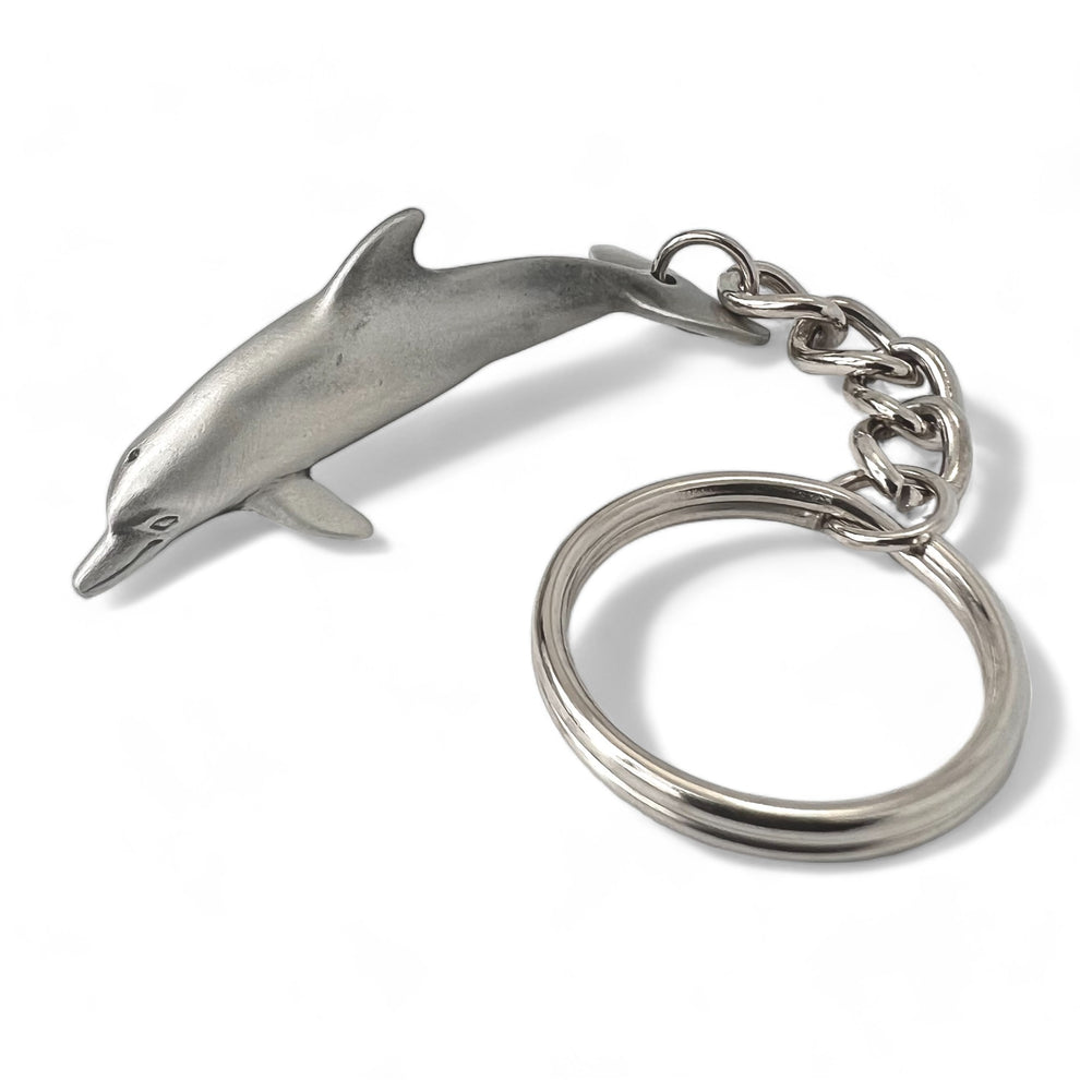 Dolphin Keychain – Sea Life Collection – Pewter