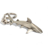 Grey Reef Shark Keychain – Sea Life Collection – Pewter