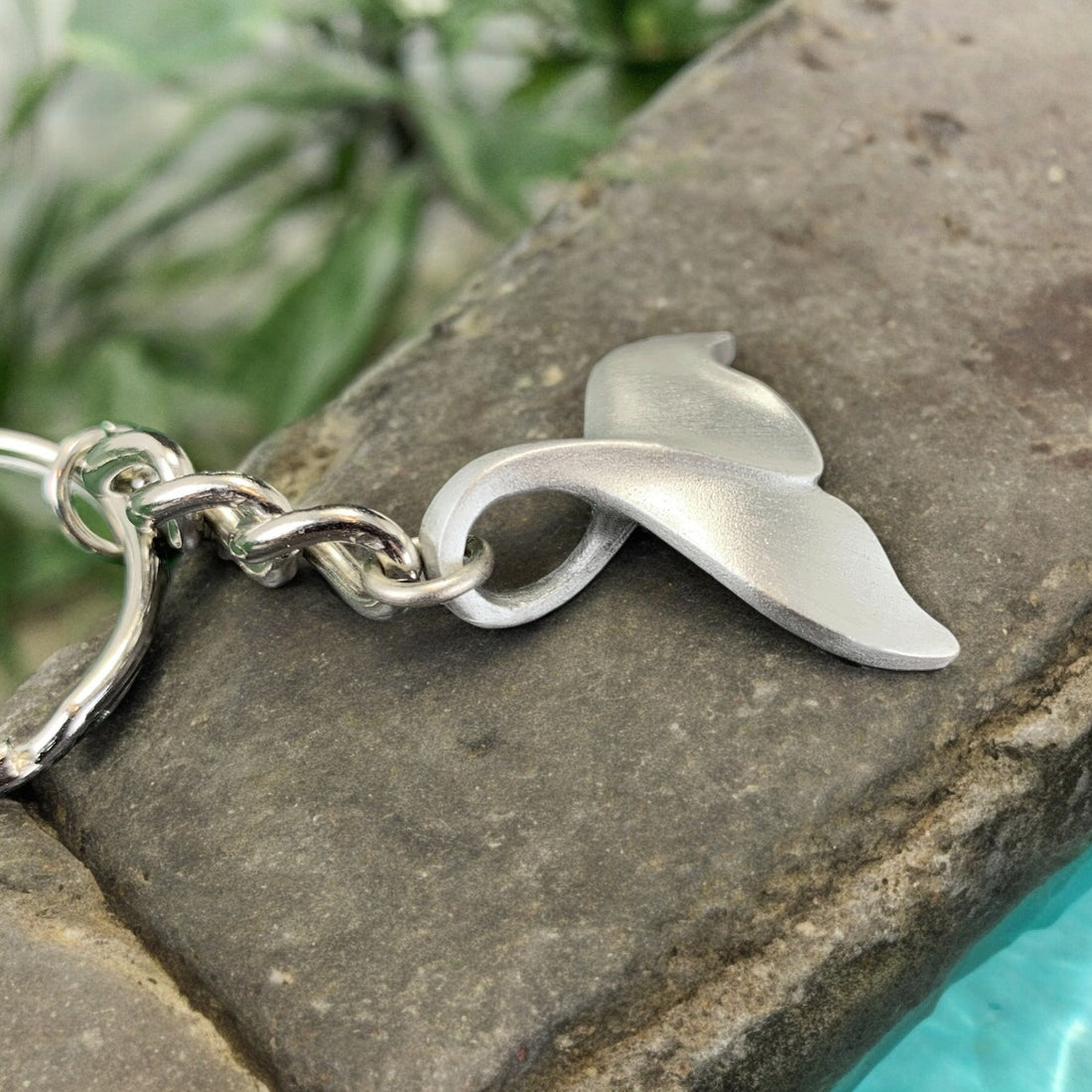 Whale Fluke Keychain – Sealife Collection - Pewter
