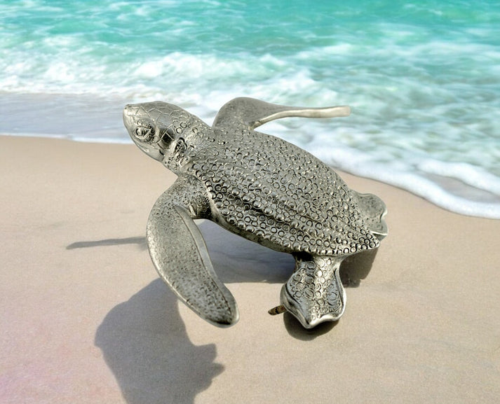 Leatherback Turtle Hatchling Pin - Sea Life Collection - Lead-Free Pew