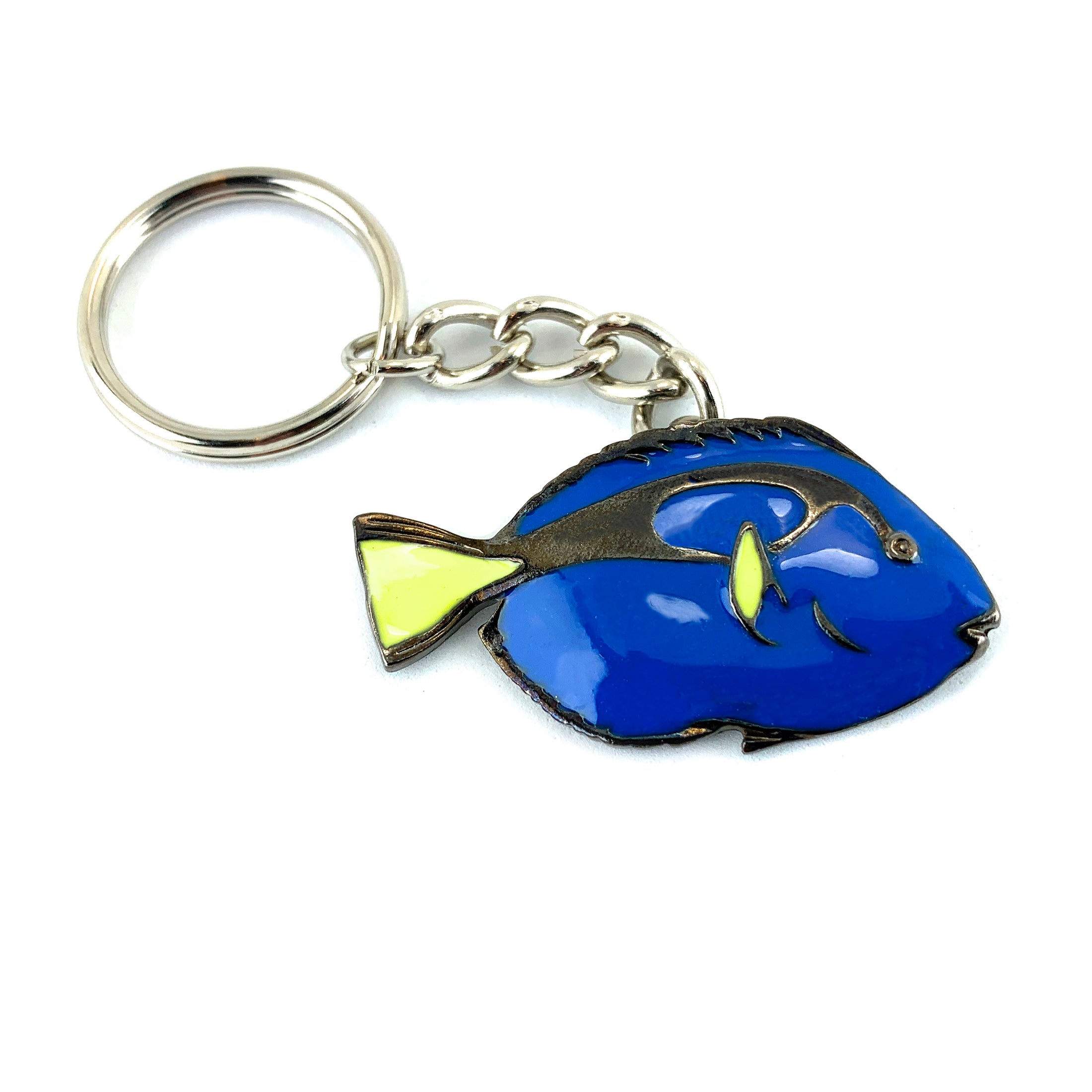 Blue Tang Keychain for Women and Teens-Key Chain Gifts, Blue Tang Key ...