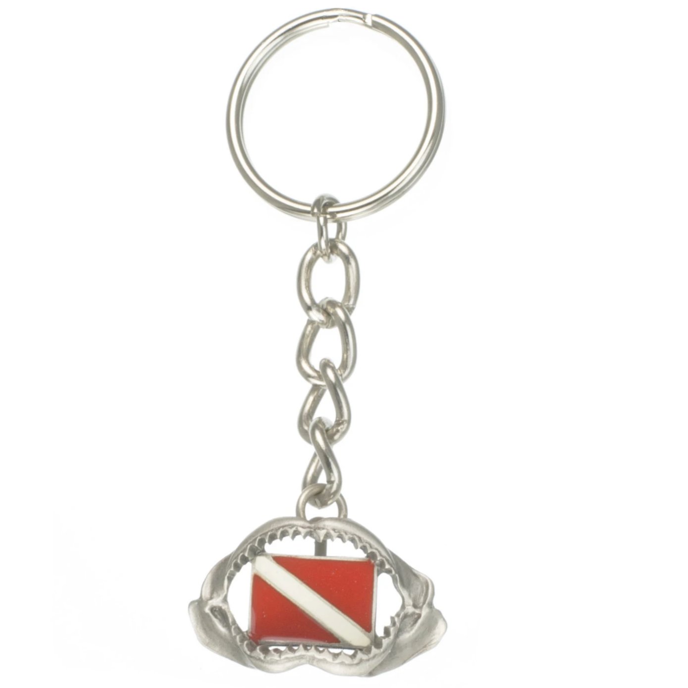 Shark Jaw Key Chain for Men and Women - Shark Tooth Key Fob, Scuba Div ...
