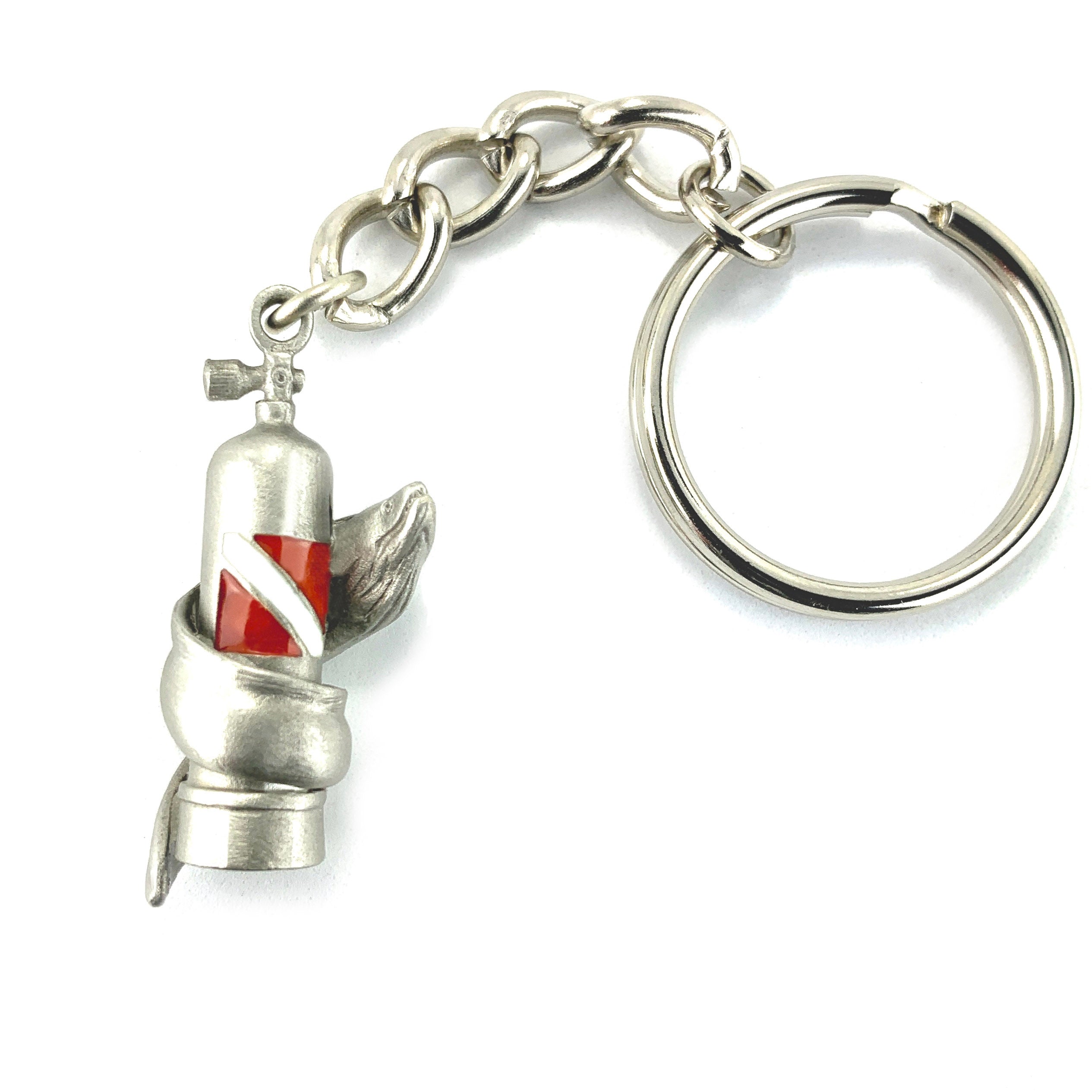 Moray Eel Key Chain- Scuba Diving Key Chain, Scuba Tank Key Chain with ...