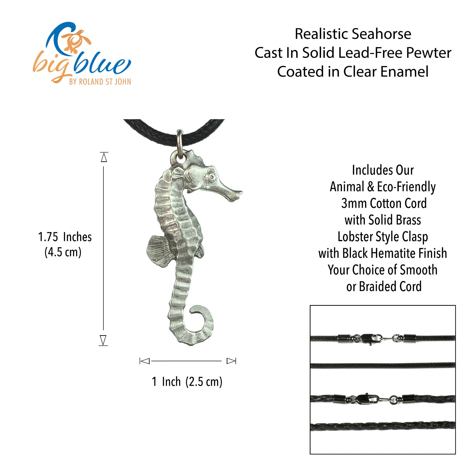 Seahorse Necklace- Seahorse Gift for Women and Men, Seahorse Necklace ...
