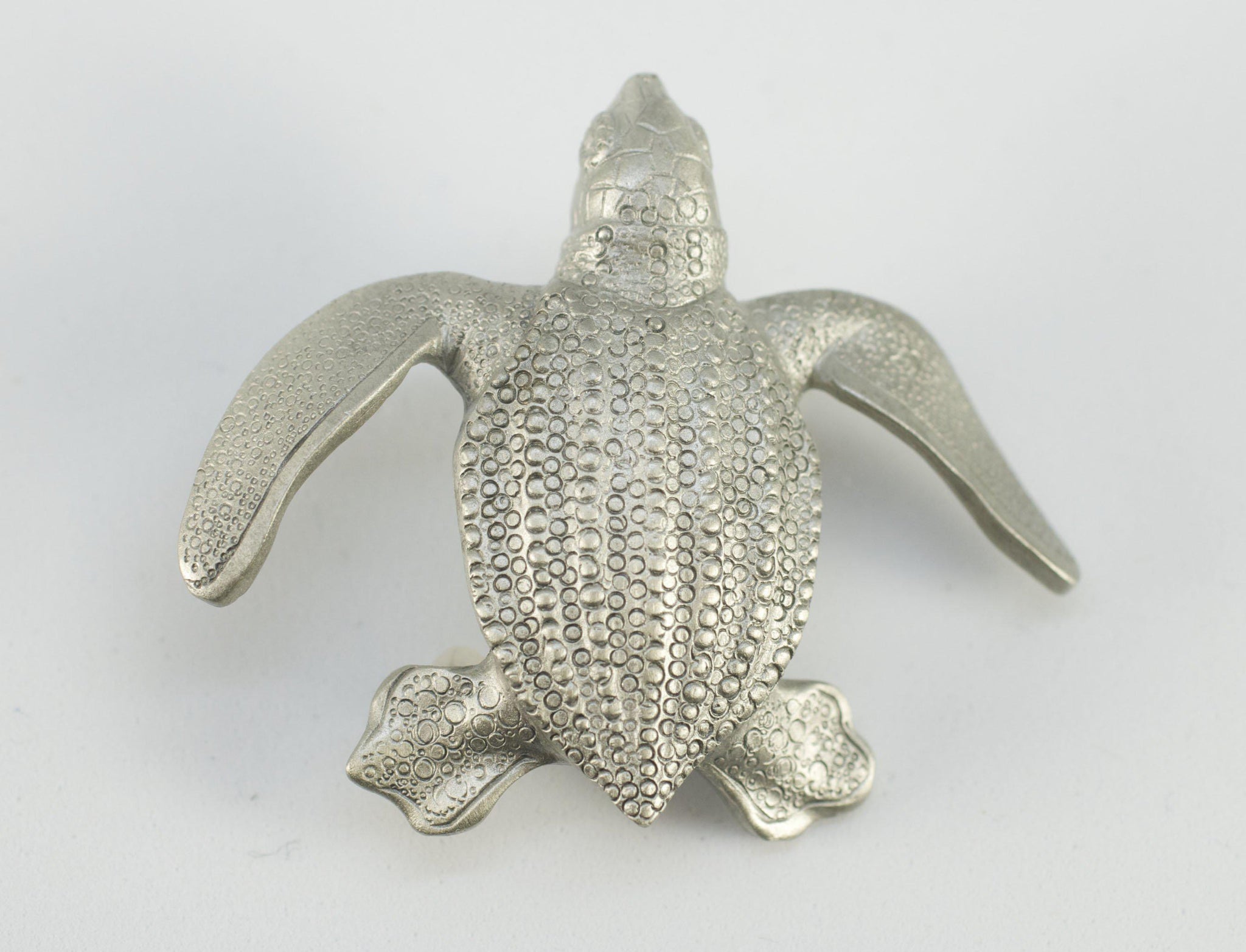 Leatherback Turtle Pin, Hatchling Sea Life Lead Free Pewter Pin – Big ...
